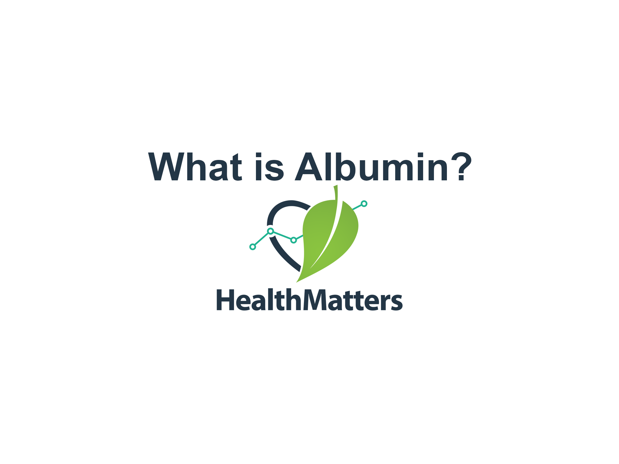 What is Albumin?
