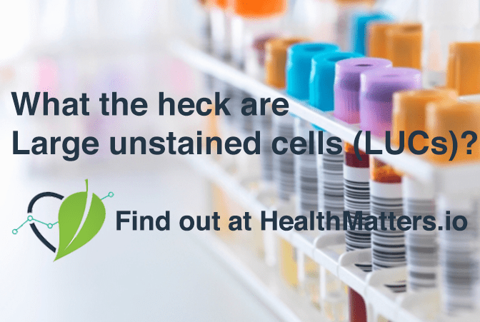 What the heck are Large unstained cells?