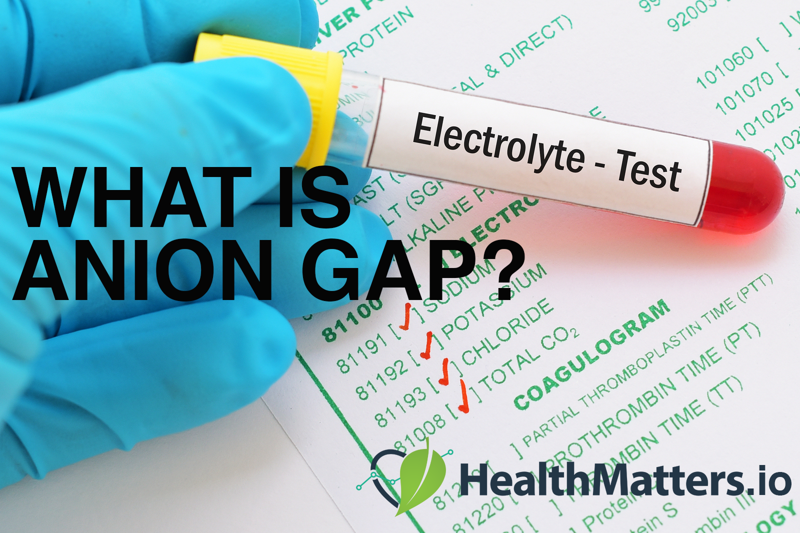 What is Anion Gap? Normal Range+Function+Equation