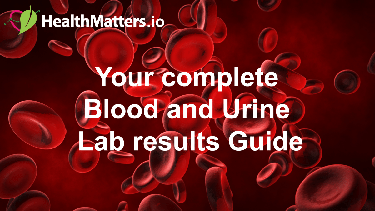 Your complete Guide to understand your Blood and Urine Lab results ...